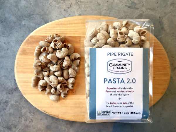 Organic Pipe Rigate Pasta 2.0 – Community Grains