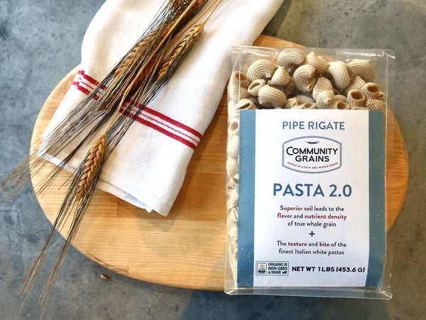 Organic Pipe Rigate Pasta 2.0 – Community Grains